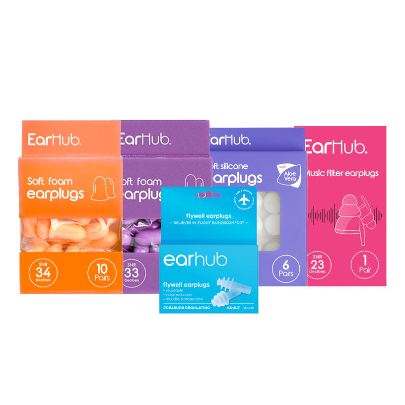 EarHub Earplugs for sleeping, work, swimming, study & Music – Ear-hub